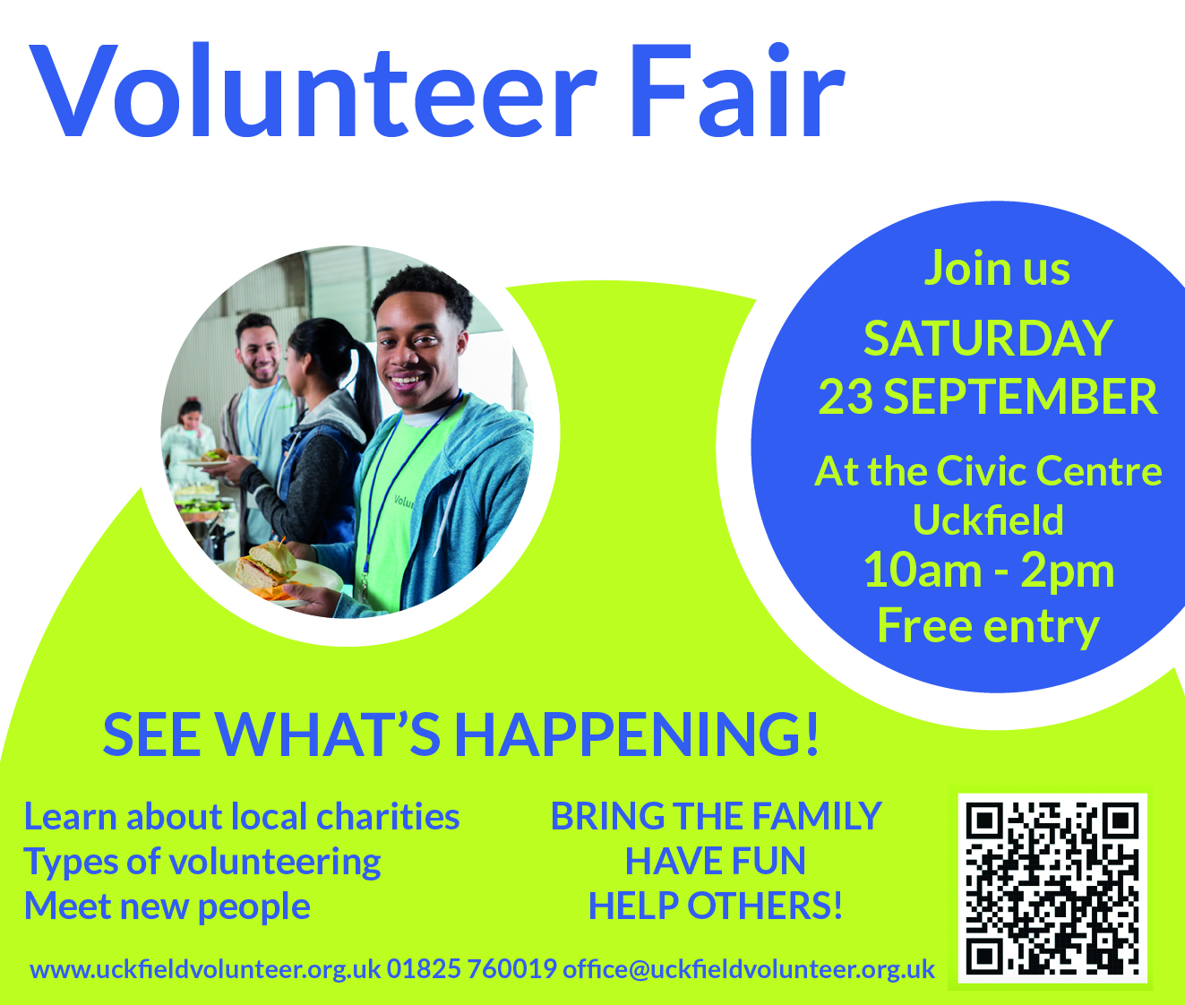 Volunteer Fair - Civic Centre Uckfield : Civic Centre Uckfield